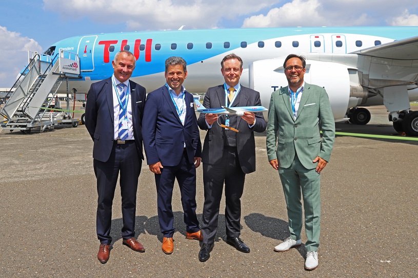 TUI baptise un premier Embraer E195-E2 à Anvers (vidéo) – Pagtour